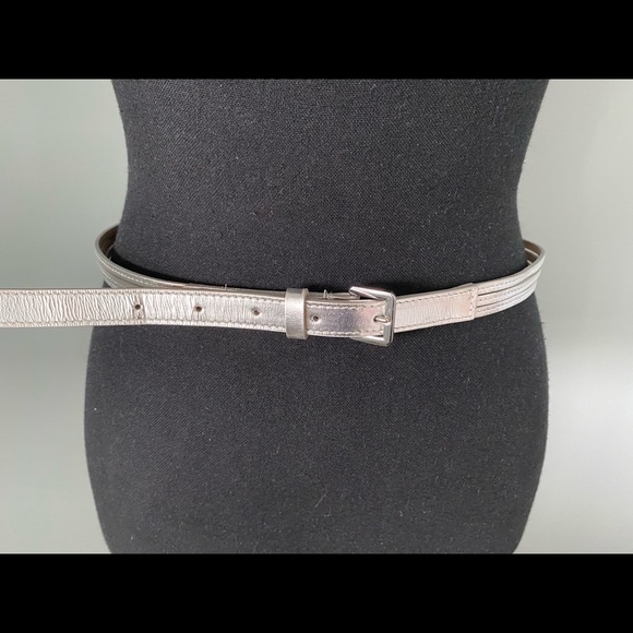 J. Crew | Accessories | Jcrew Belt Metallic Sheen | Poshmark